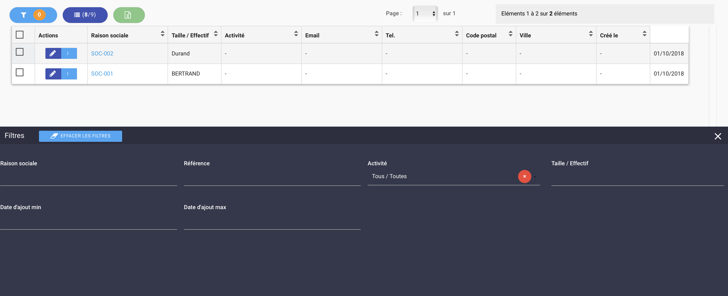 L'interface utilisateur - Cibee